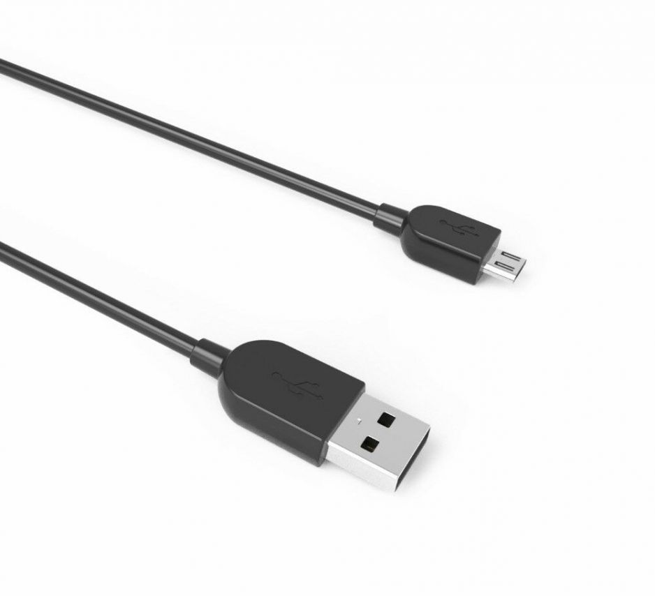 black 3-pack micro usb cable fast charger