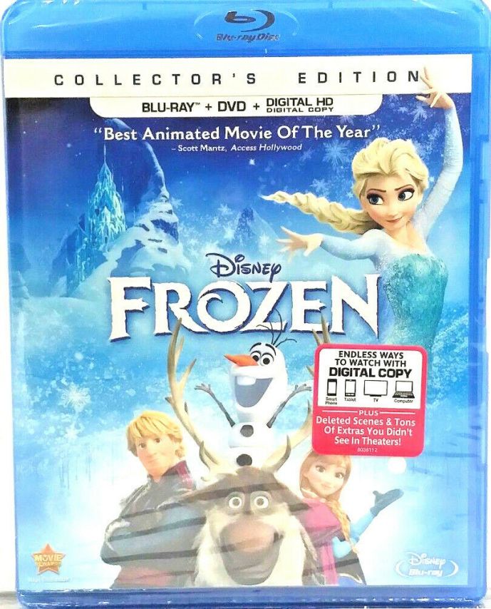 frozen blu-ray dvd digital hd