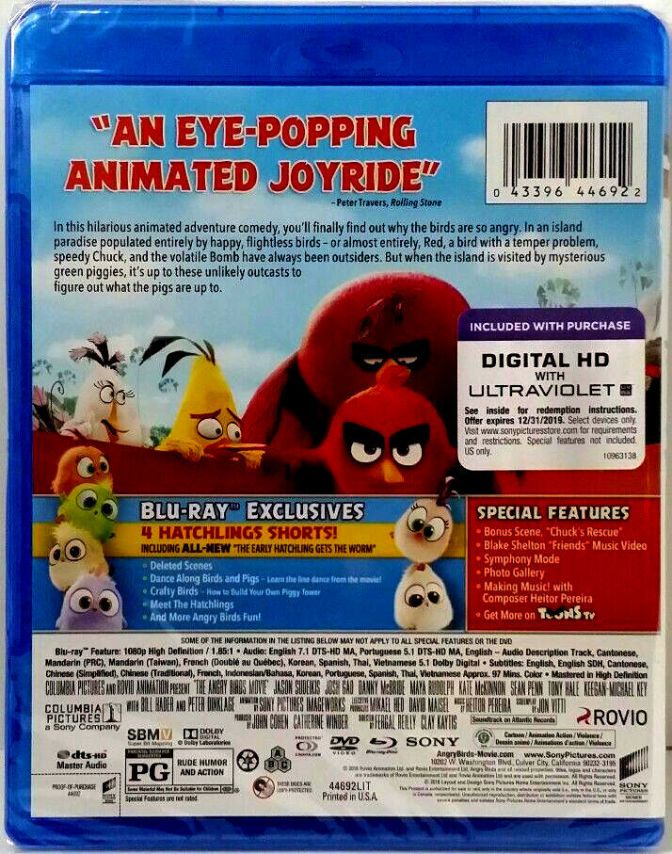 the angry birds movie blu-ray dvd